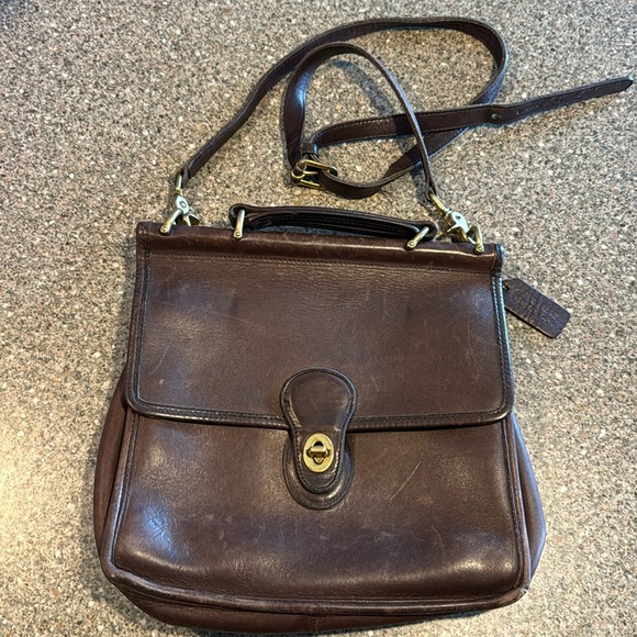 Coach | Bags | Rare Vintage Coach Willis Leather Saddlebag | Poshmark